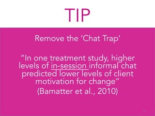 Motivational Interviewing (MI) Club - The 4 MI Processes | PDF