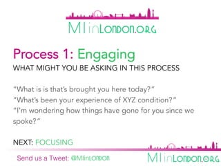 Motivational Interviewing (MI) Club - The 4 MI Processes | PDF