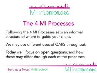 Motivational Interviewing (MI) Club - The 4 MI Processes | PDF
