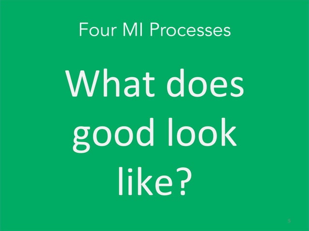Motivational Interviewing Club - The 4 MI Processes | PDF