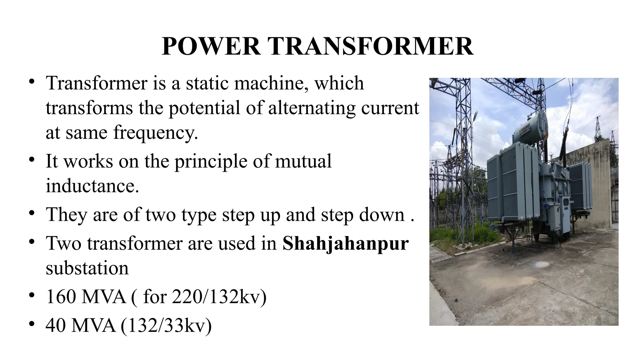 220/132 KV Substation or Step down Substation.pptx