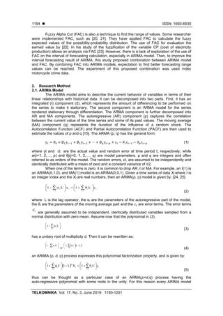 Enhance interval width of crime forecasting with ARIMA model-fuzzy alpha cut | PDF