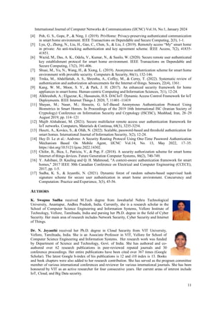 Secure Supervised Learning-Based Smart Home Authentication Framework | PDF | Internet | Computing