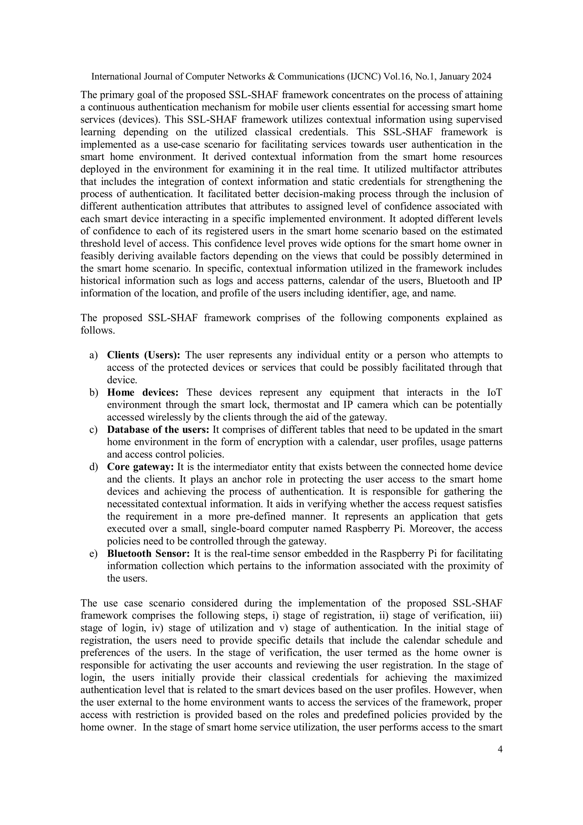 Secure Supervised Learning Based Smart Home Authentication Framework Pdf