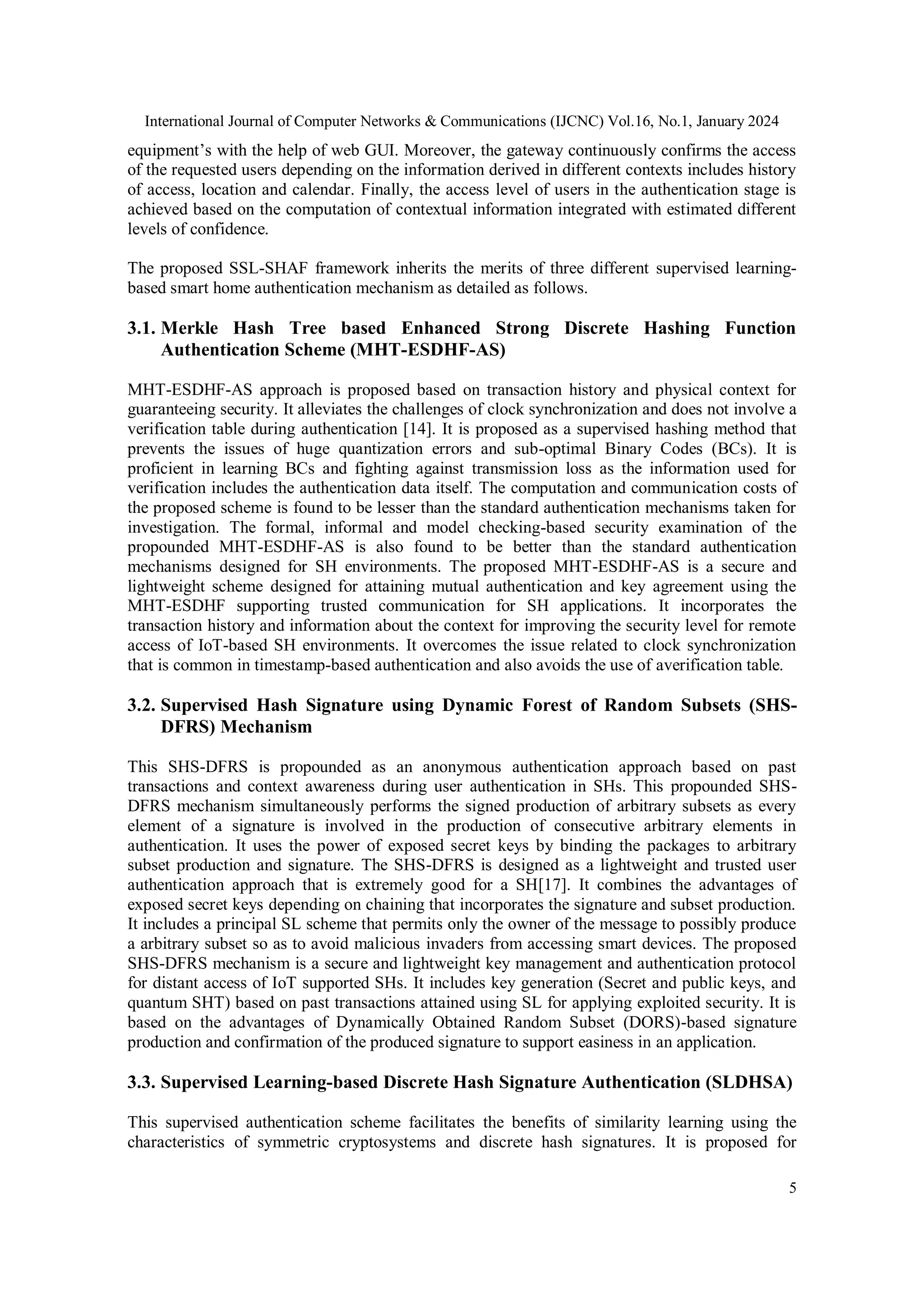 Secure Supervised Learning Based Smart Home Authentication Framework Pdf