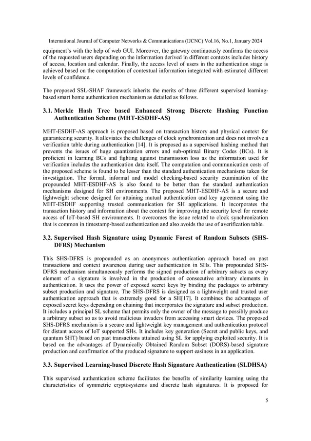 Secure Supervised Learning Based Smart Home Authentication Framework Pdf