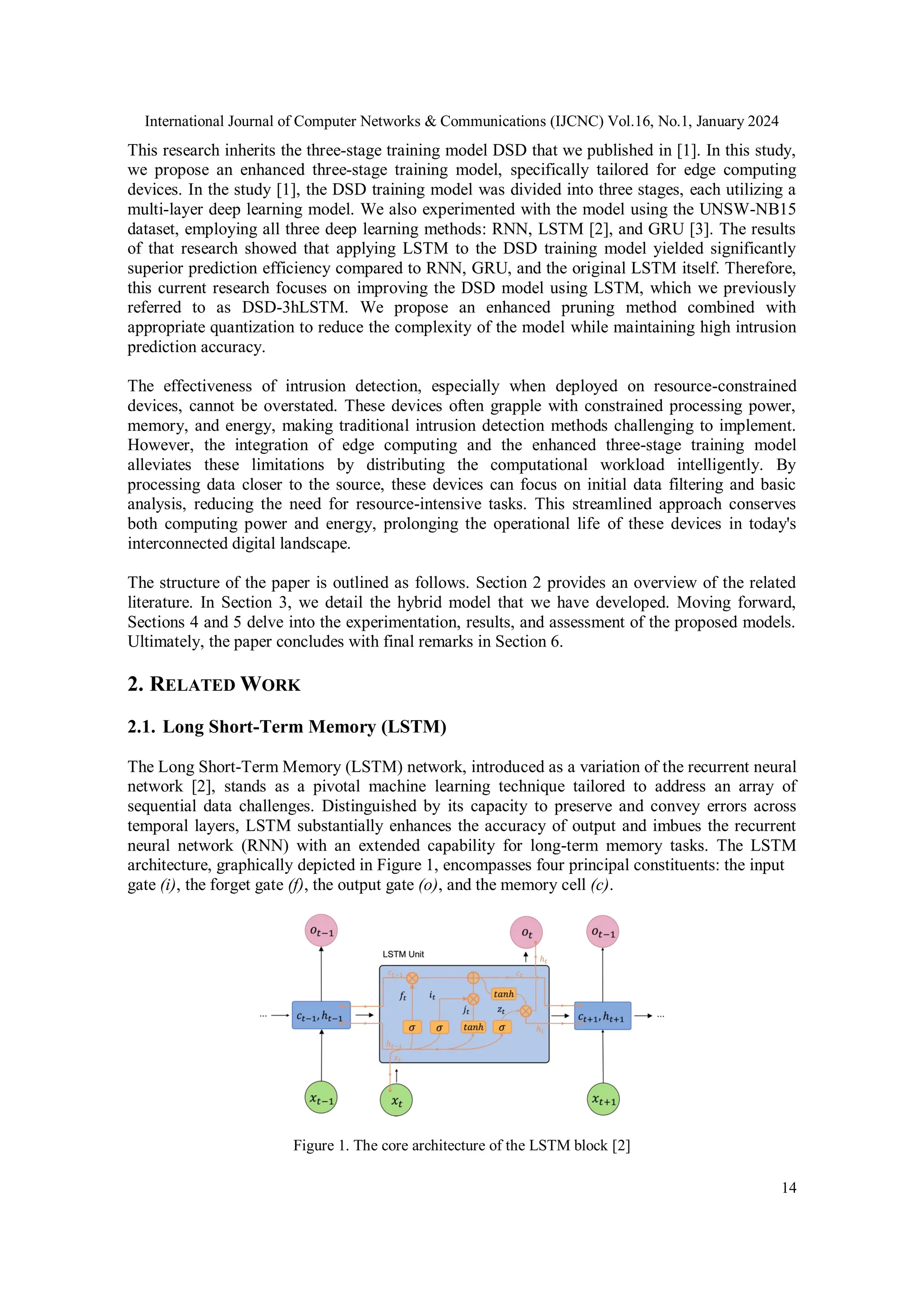 Effective Multi-Stage Training Model for Edge Computing Devices in Intrusion Detection | PDF