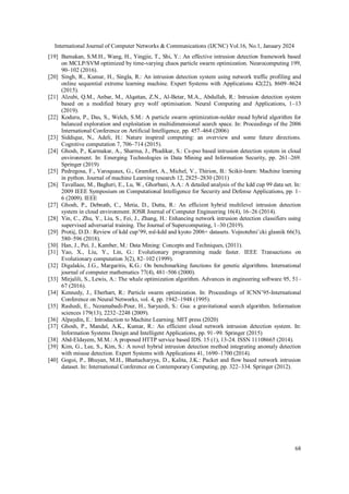 Feature Selection using the Concept of Peafowl Mating in IDS | PDF