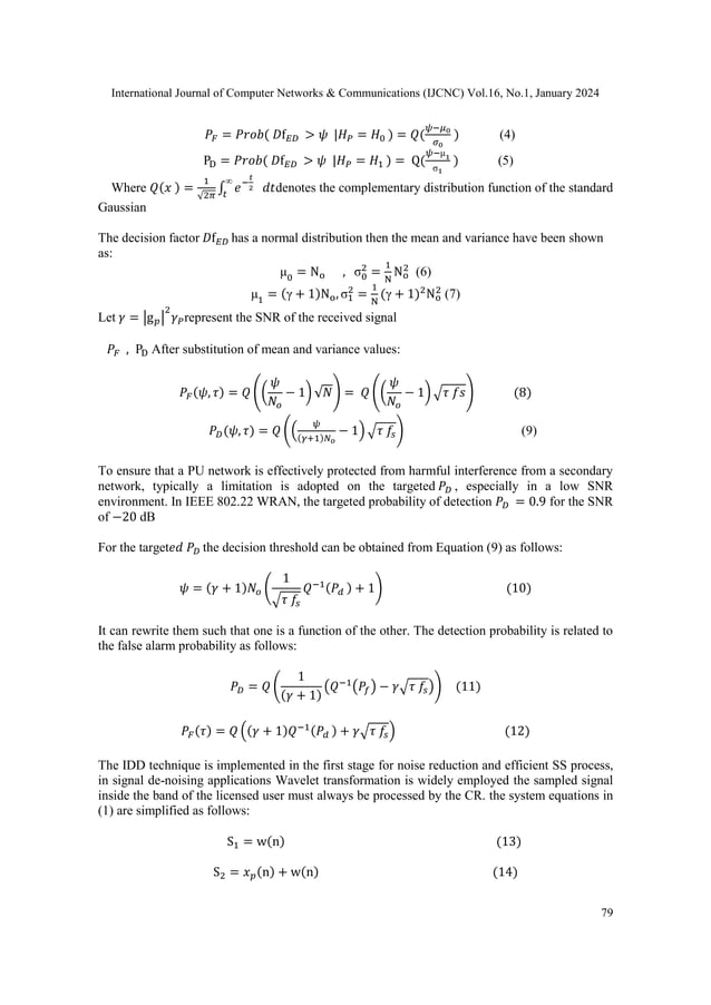 Sensing Time Improvement using Two Stage Detectors for Cognitive Radio System | PDF
