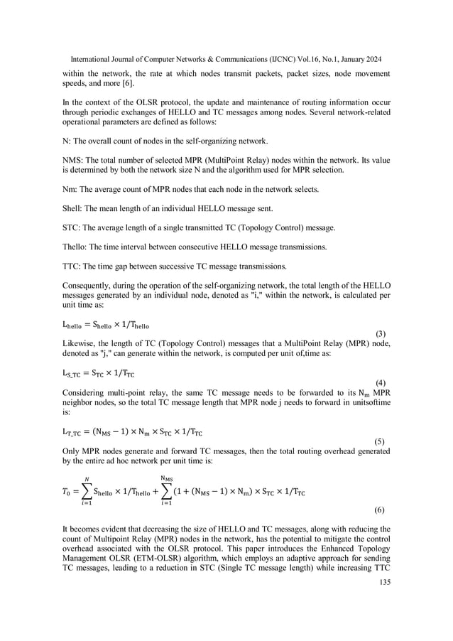 Multipoint Relay Path For Efficient Topology Maintenance Algorithm In Optimized Link State