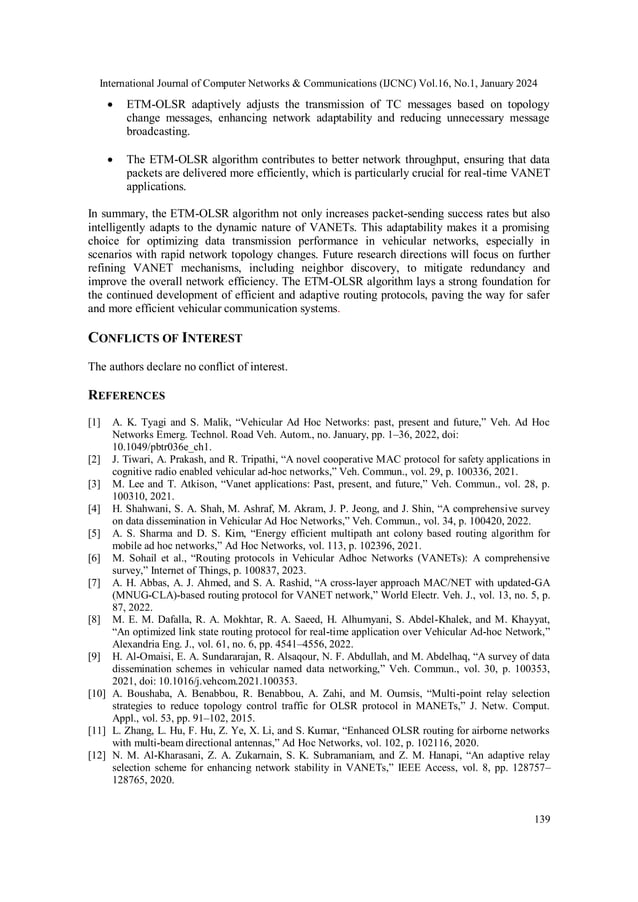 Multipoint Relay Path for Efficient Topology Maintenance Algorithm in Optimized Link State ...