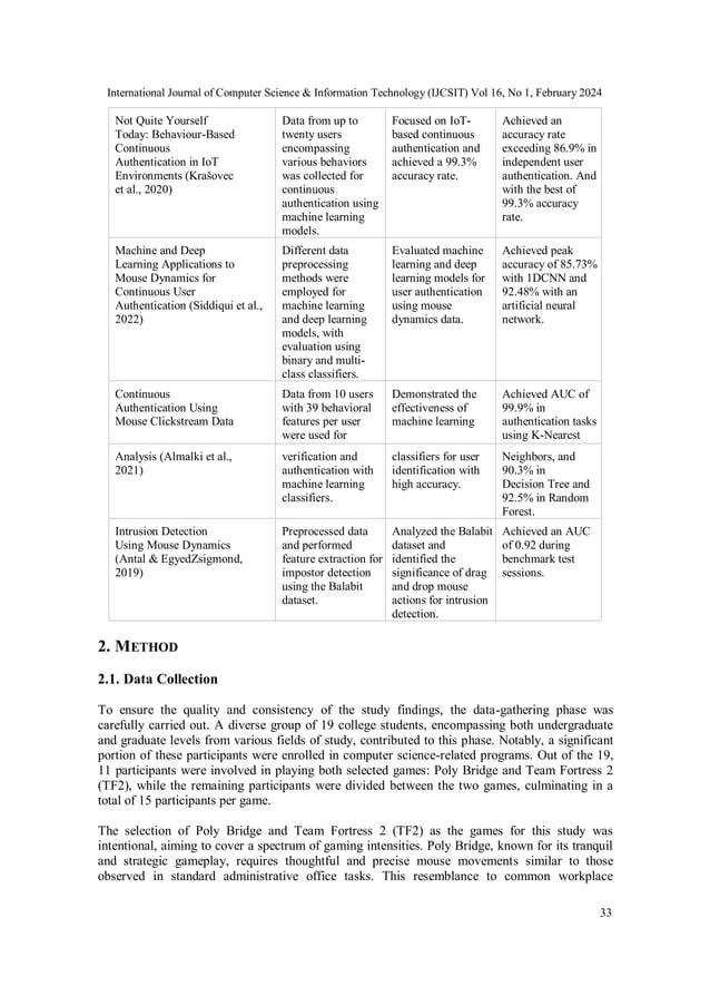 From Clicks to Security: Investigating Continuous Authentication via Mouse Dynamics | PDF