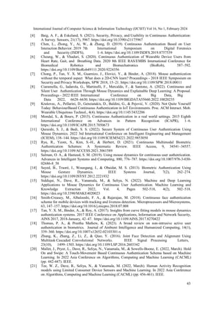 From Clicks to Security: Investigating Continuous Authentication via Mouse Dynamics | PDF