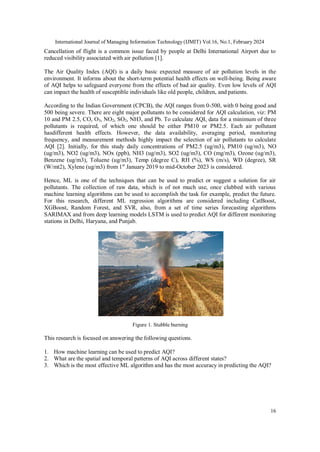 Predictive Modelling of Air Quality Index (AQI) Across Diverse Cities ...