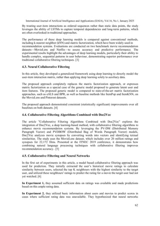 Movie Recommendation System Based on Machine Learning using Profiling | PDF