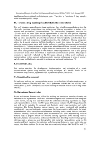 Movie Recommendation System Based on Machine Learning using Profiling | PDF