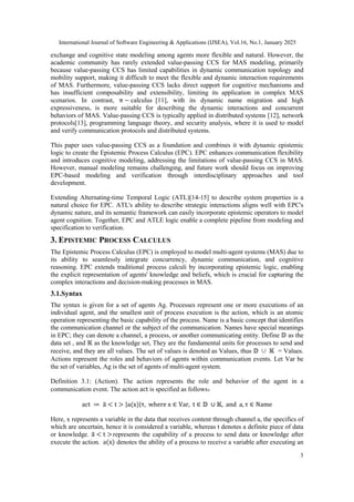 MODEL CHECKING FOR MULTI-AGENT SYSTEMS MODELED BY EPISTEMIC PROCESS CALCULUS | PDF