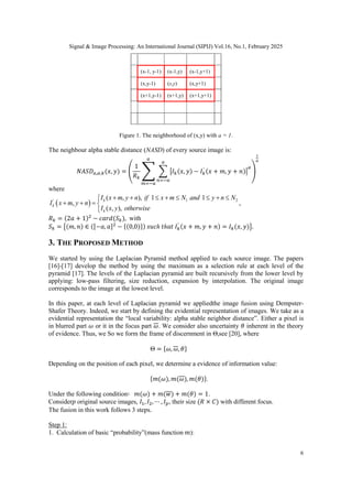 Laplacian Pyramid and Dempster-Shafer with Alpha Stable Distance in ...