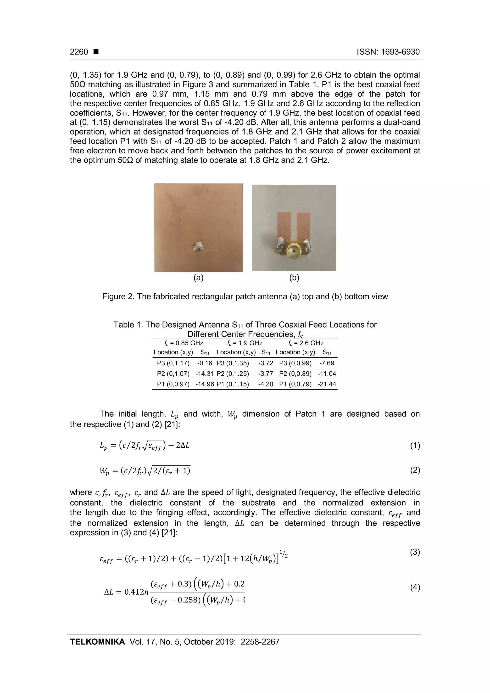 Antenna array design with rectangular ring slot for 5G technology | PDF