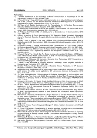 Antenna array design with rectangular ring slot for 5G technology | PDF