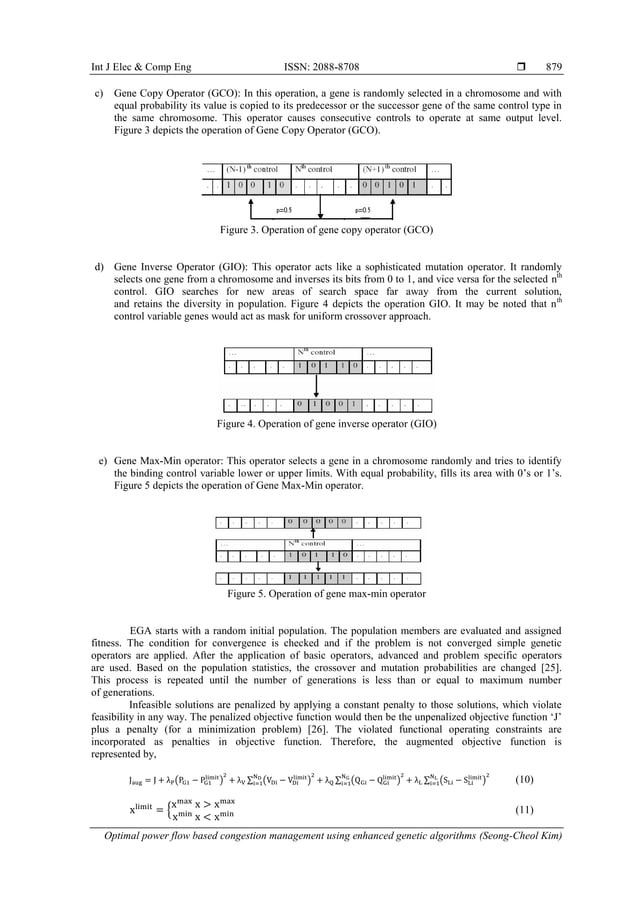 Optimal power flow based congestion management using enhanced genetic algorithms | PDF