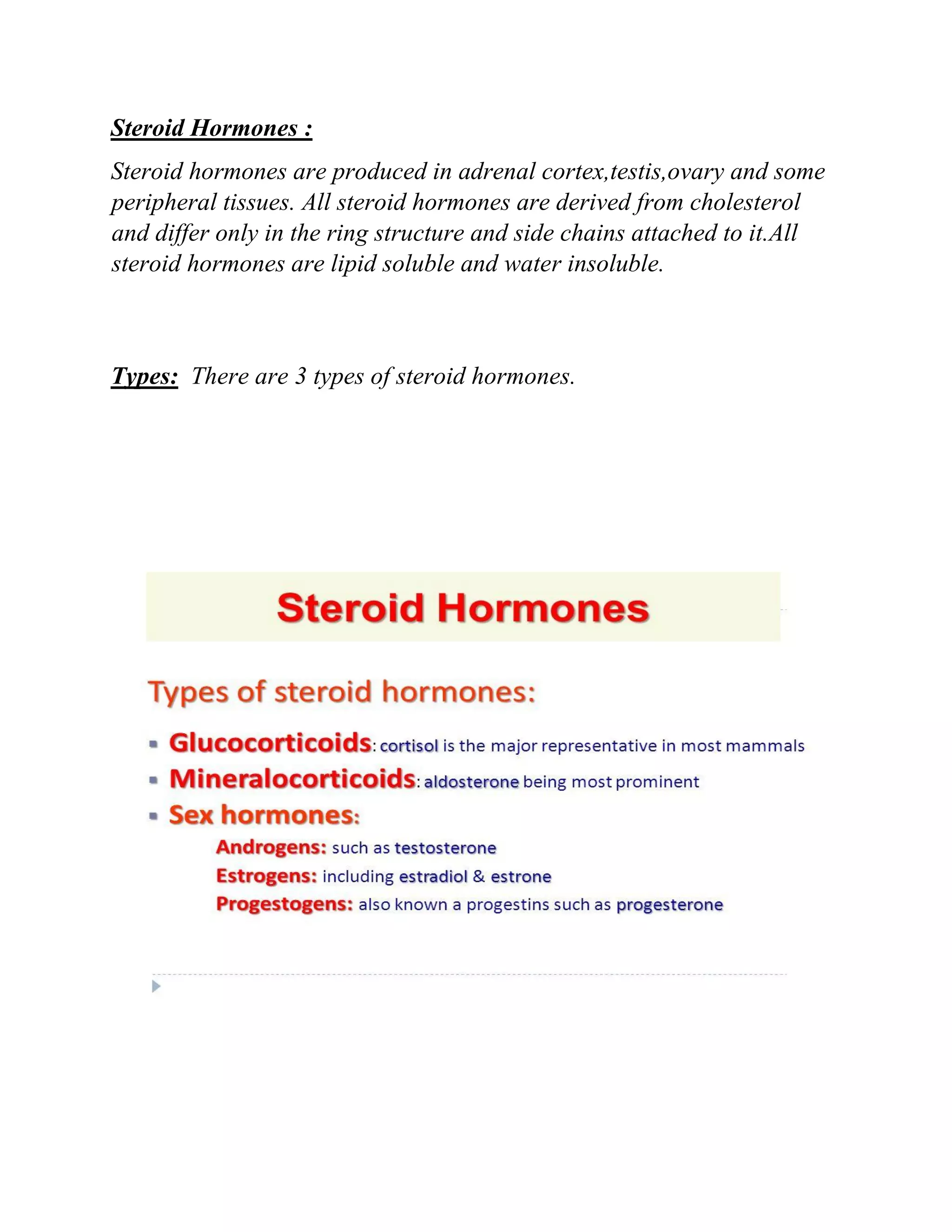 Hormones and their functions. | PDF
