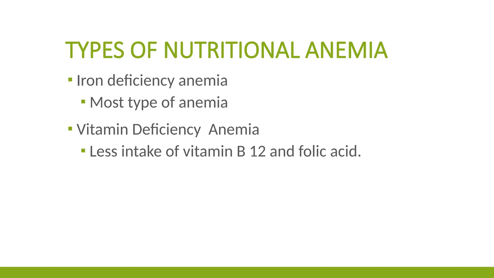Diet in Nutritional Anemia iron deficiency | PPTX