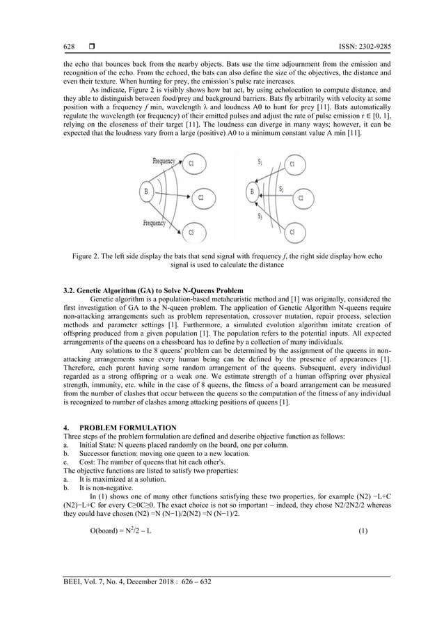 Hybridization of Bat and Genetic Algorithm to Solve N-Queens Problem | PDF