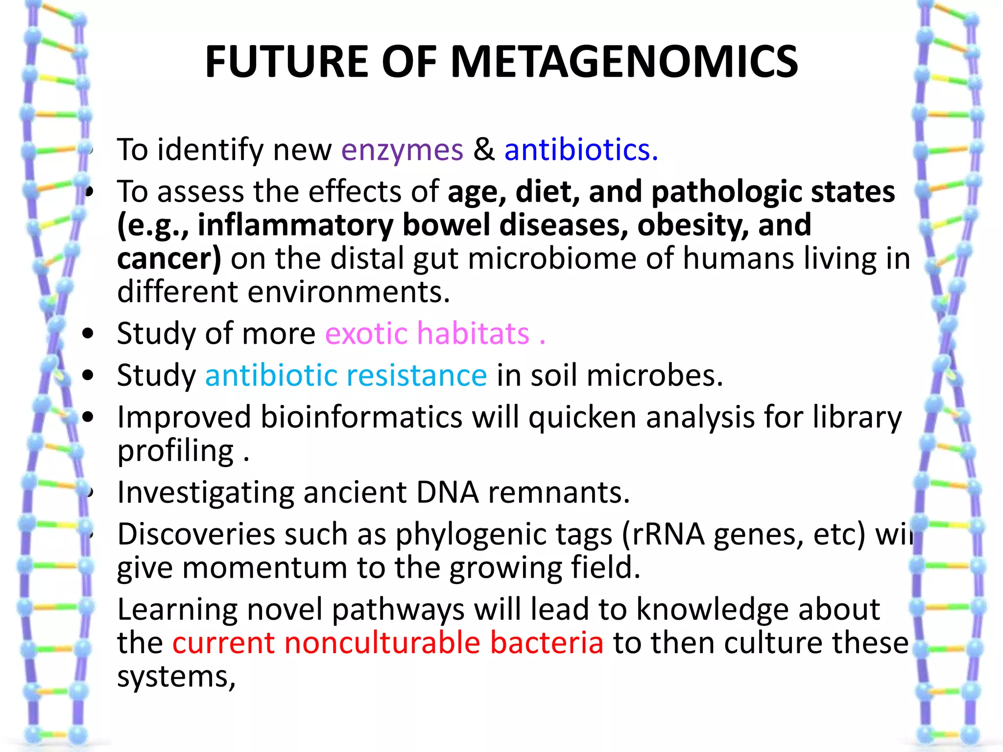 metagenomics | PPTX | Biological Sciences | Science