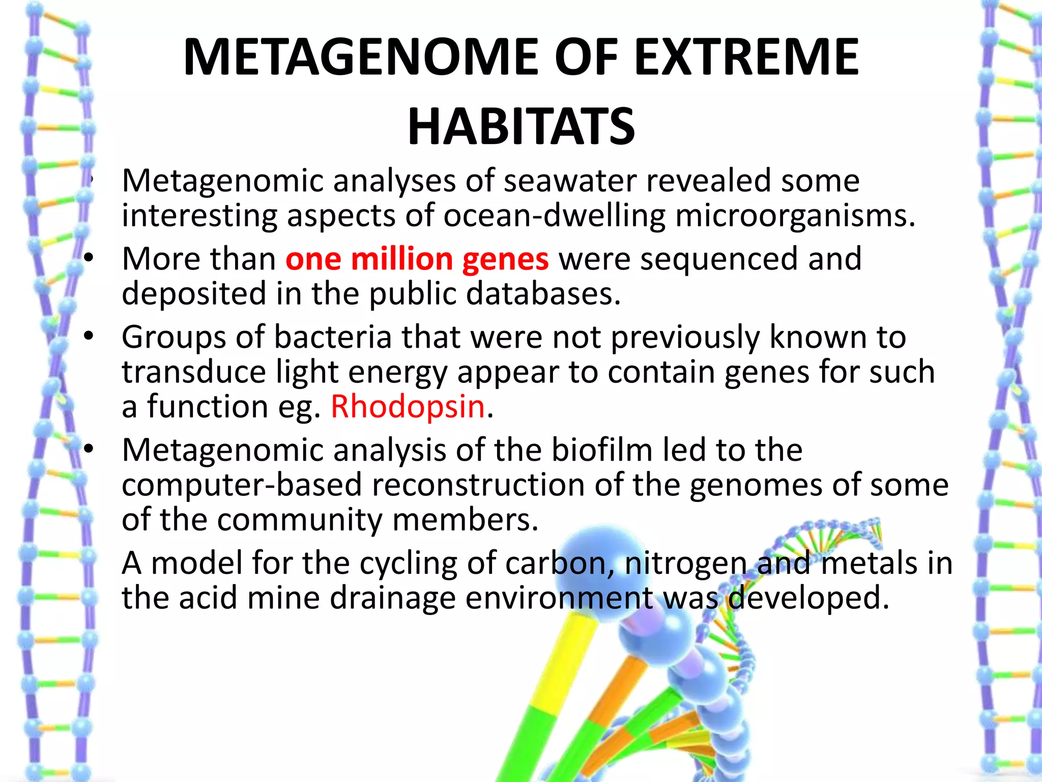 metagenomics | PPTX | Biological Sciences | Science