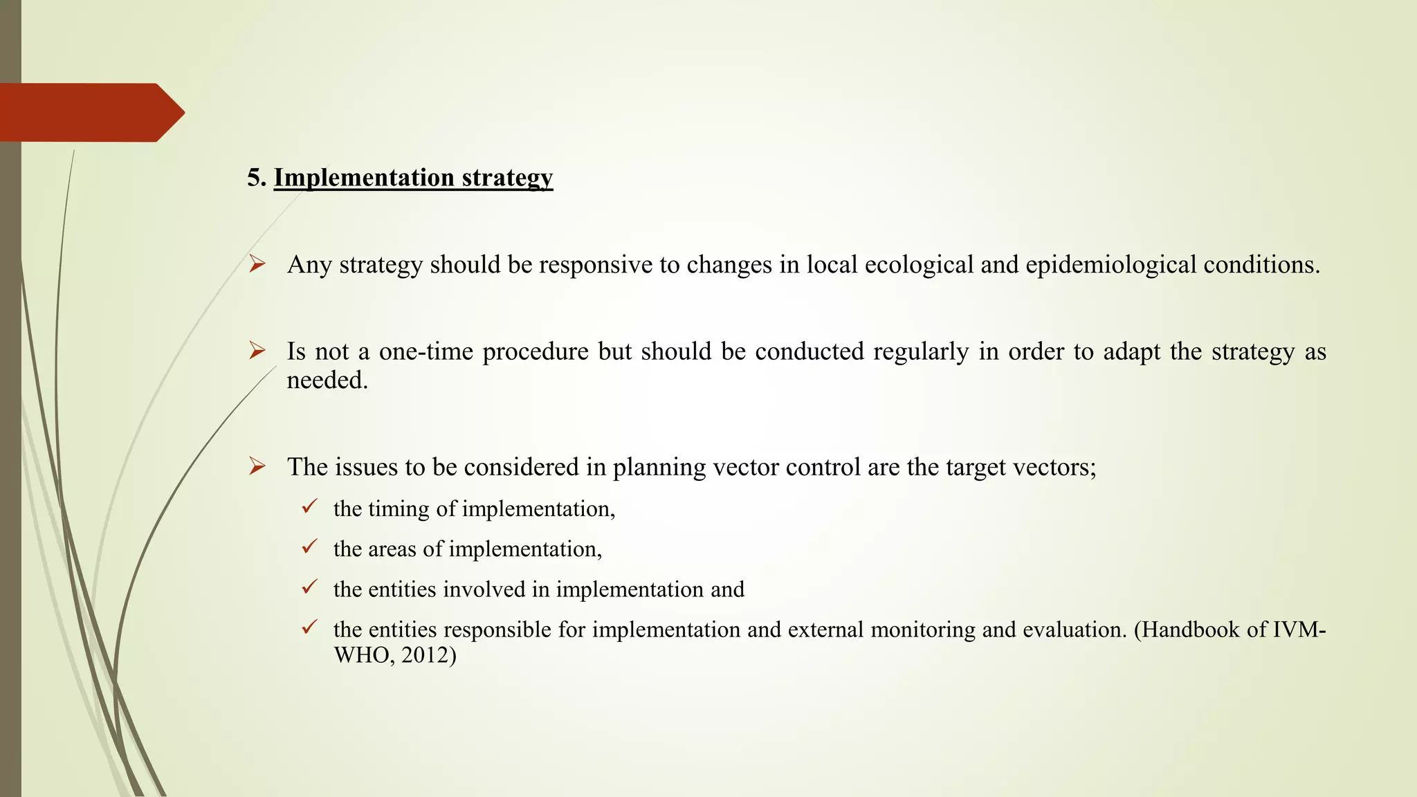 Integrated vector management | PPTX