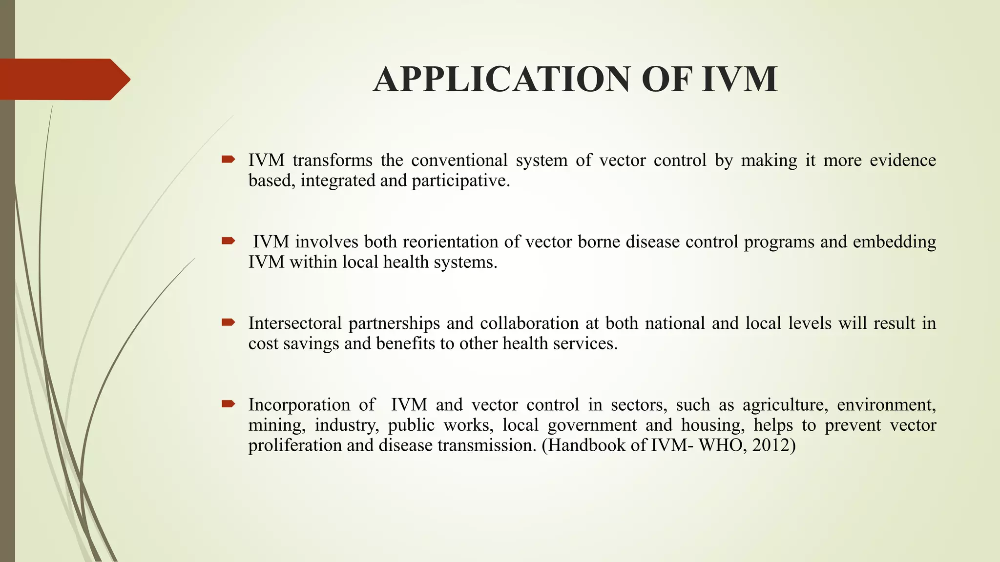 Integrated vector management | PPTX