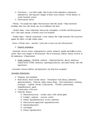 Hypertension | DOCX