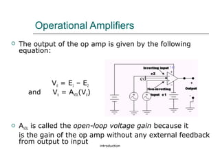 Operational Amplifiers | PPT | Consumer Electronics | Technology & Computing