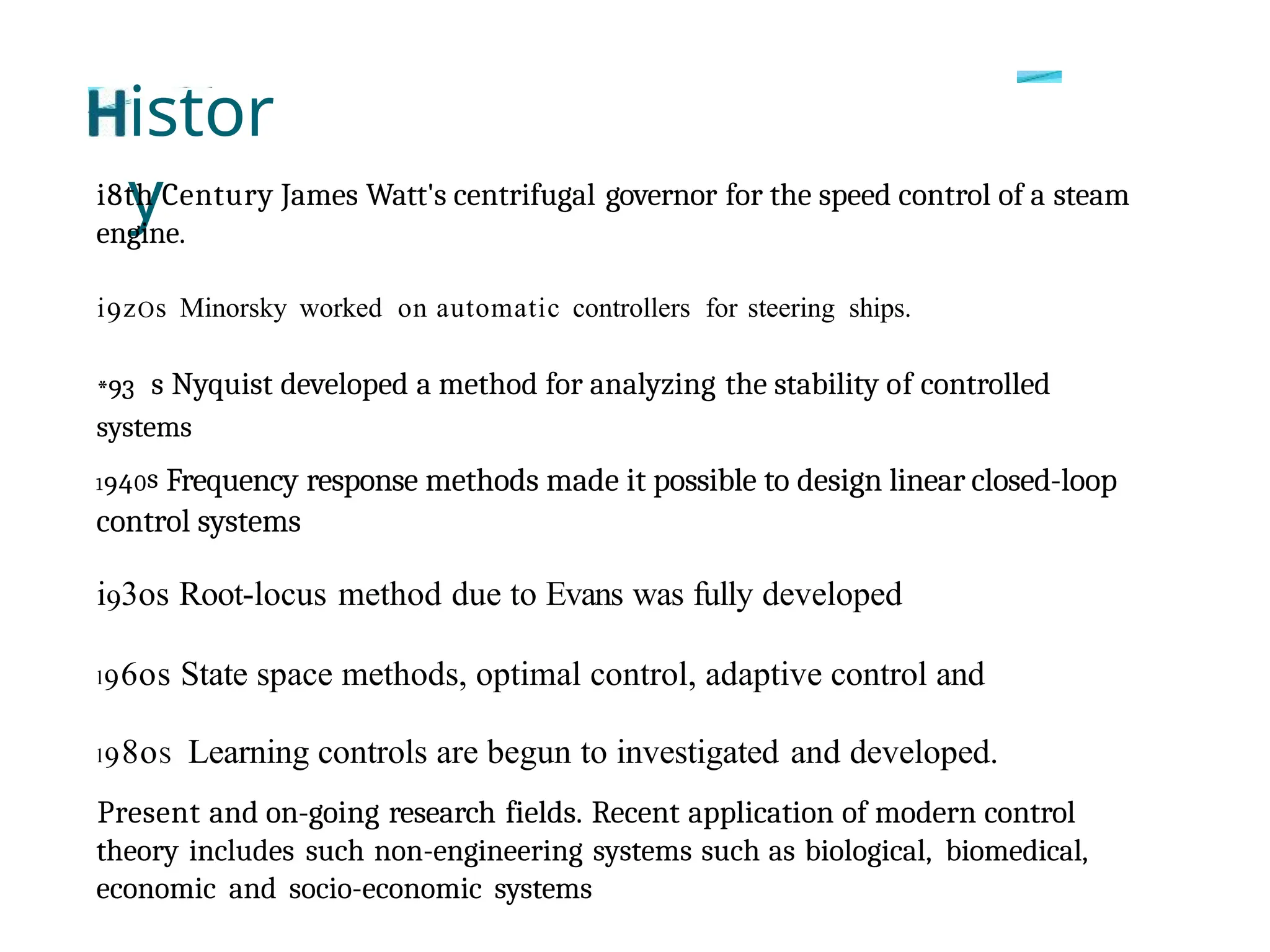 Full details of control System introduction | PPTX