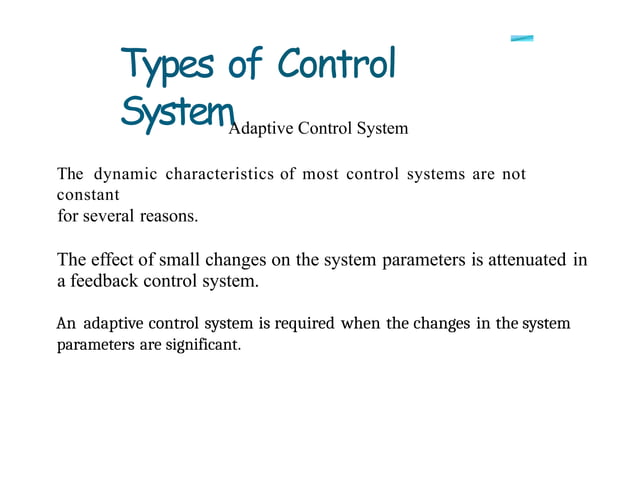 Full details of control System introduction | PPT