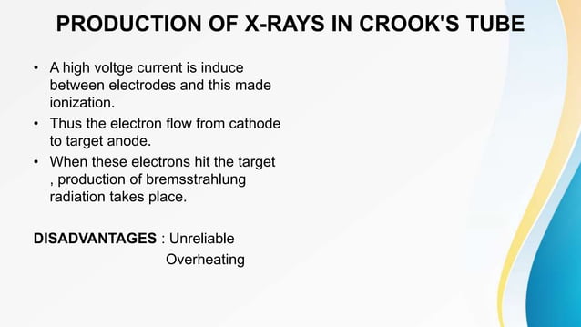 Conventional X-RAY Tube | PPTX | Physics | Science