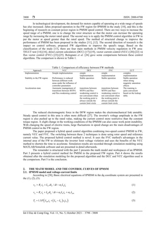 Advanced deep flux weakening operation control strategies for IPMSM | PDF | Track and Field | Sports