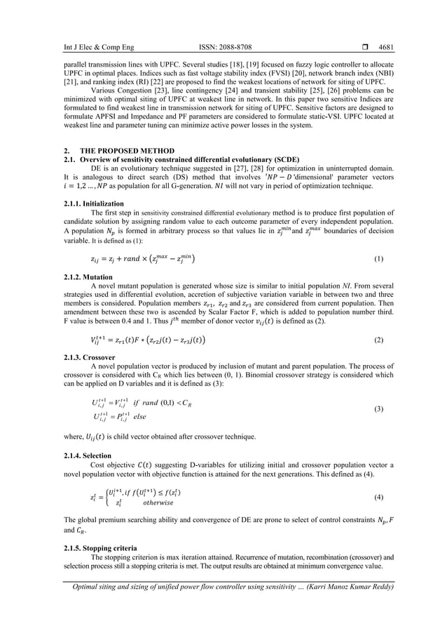 Optimal Siting And Sizing Of Unified Power Flow Controller Using Sensitivity Constrained