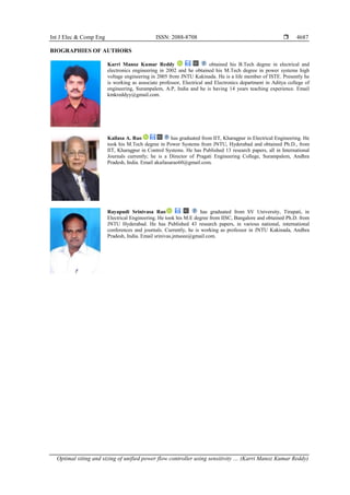 Optimal siting and sizing of unified power flow controller using sensitivity constrained ...