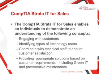 EMEA10: Implementing CompTIA Strata Fundamentals Into Your Curriculum | PDF