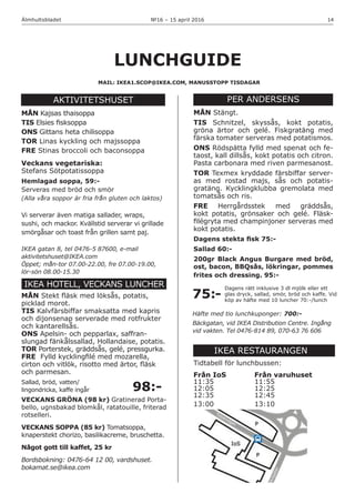 Talent Focus Week IKEA Sweden | PDF