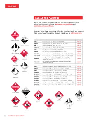 Dangerous Goods Report | Vol. 7 | PDF