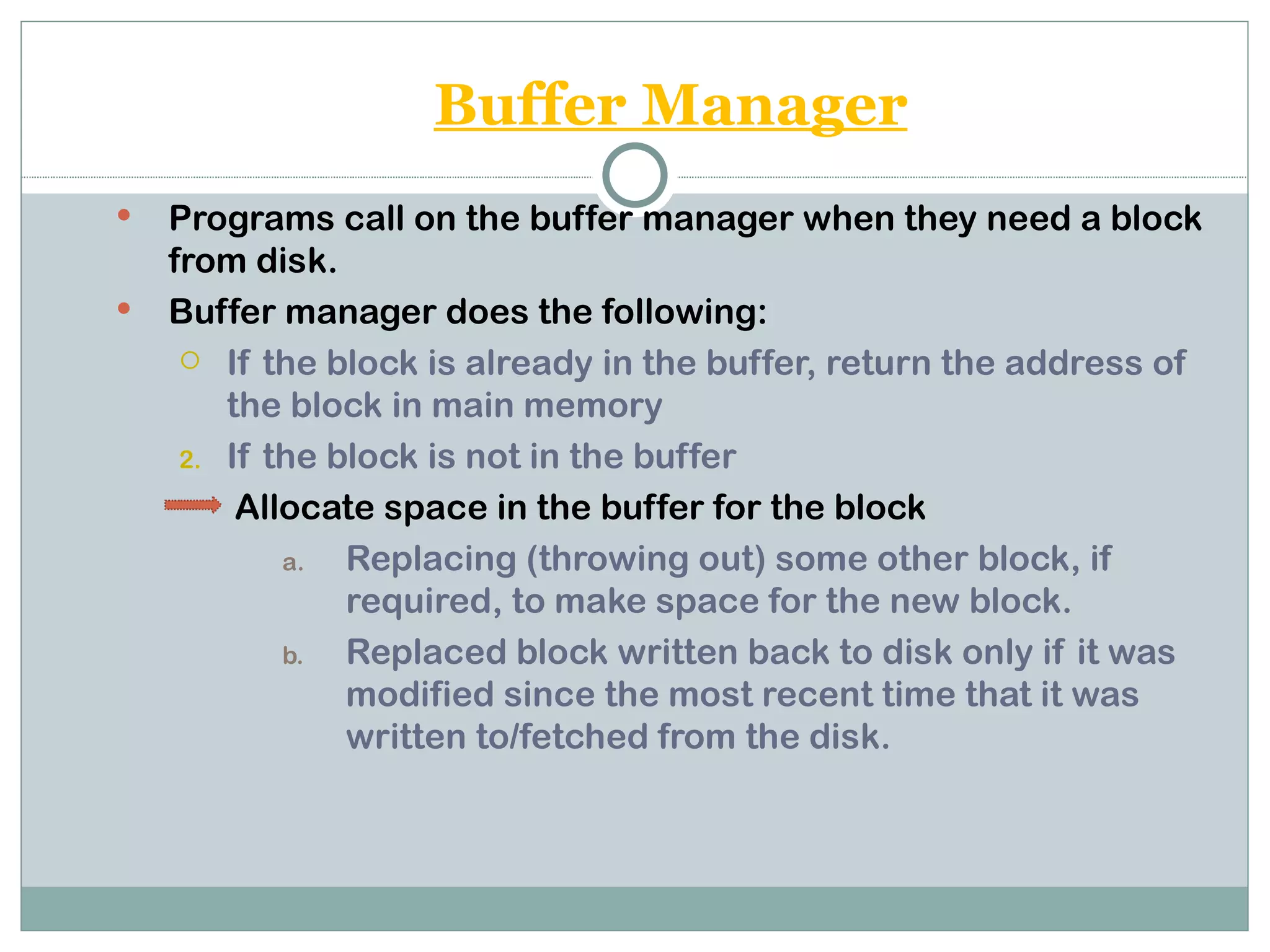 storage & file strucure in dbms | PPT
