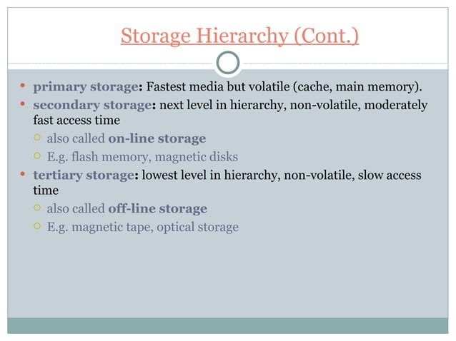 Storage And File Strucure In Dbms Ppt