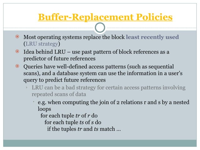 storage & file strucure in dbms | PPT