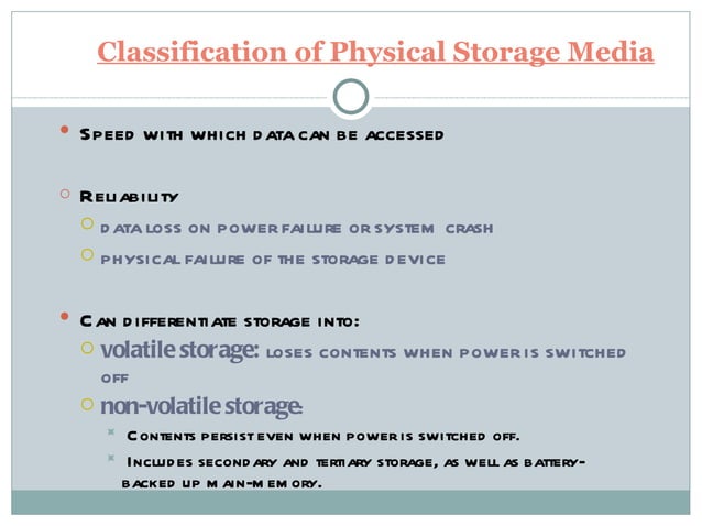 storage & file strucure in dbms | PPT