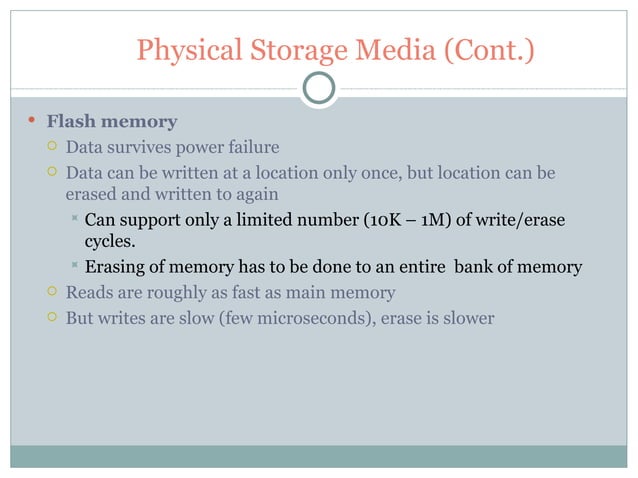 storage & file strucure in dbms | PPT