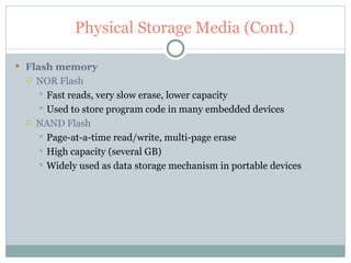 storage & file strucure in dbms | PPT