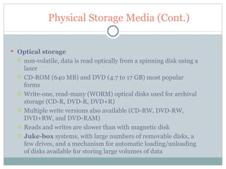 storage & file strucure in dbms | PPT